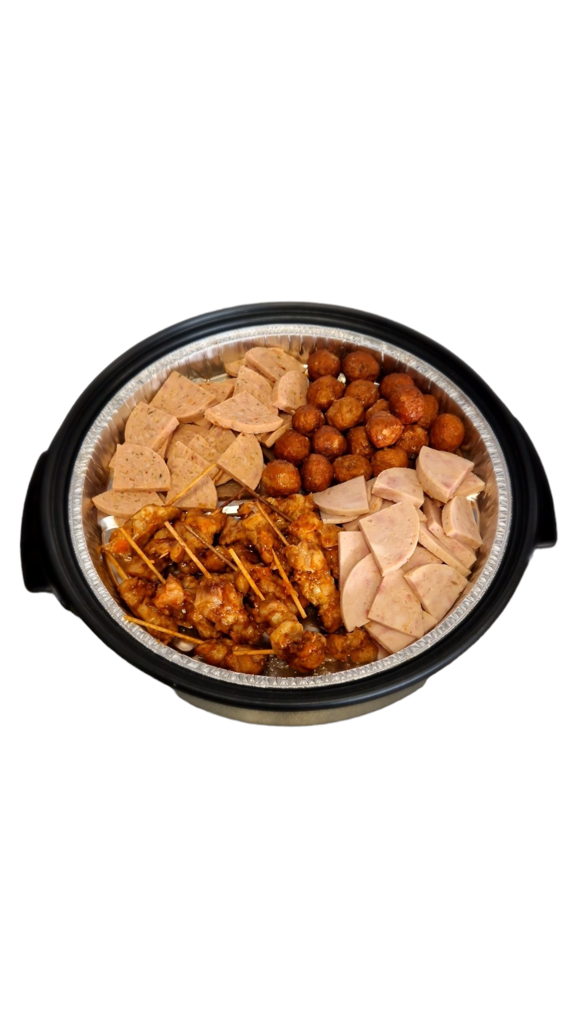 Pan stokjes-balletjes-burger-rollade 80 st. – Kip&Zo